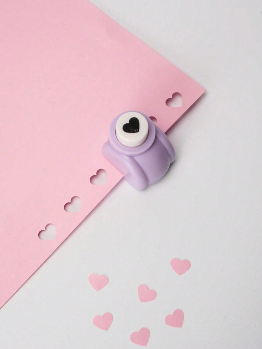 1 Piece, Cute Heart-Shaped Hole Puncher, Suitable For DIY Handmade Arts ...
