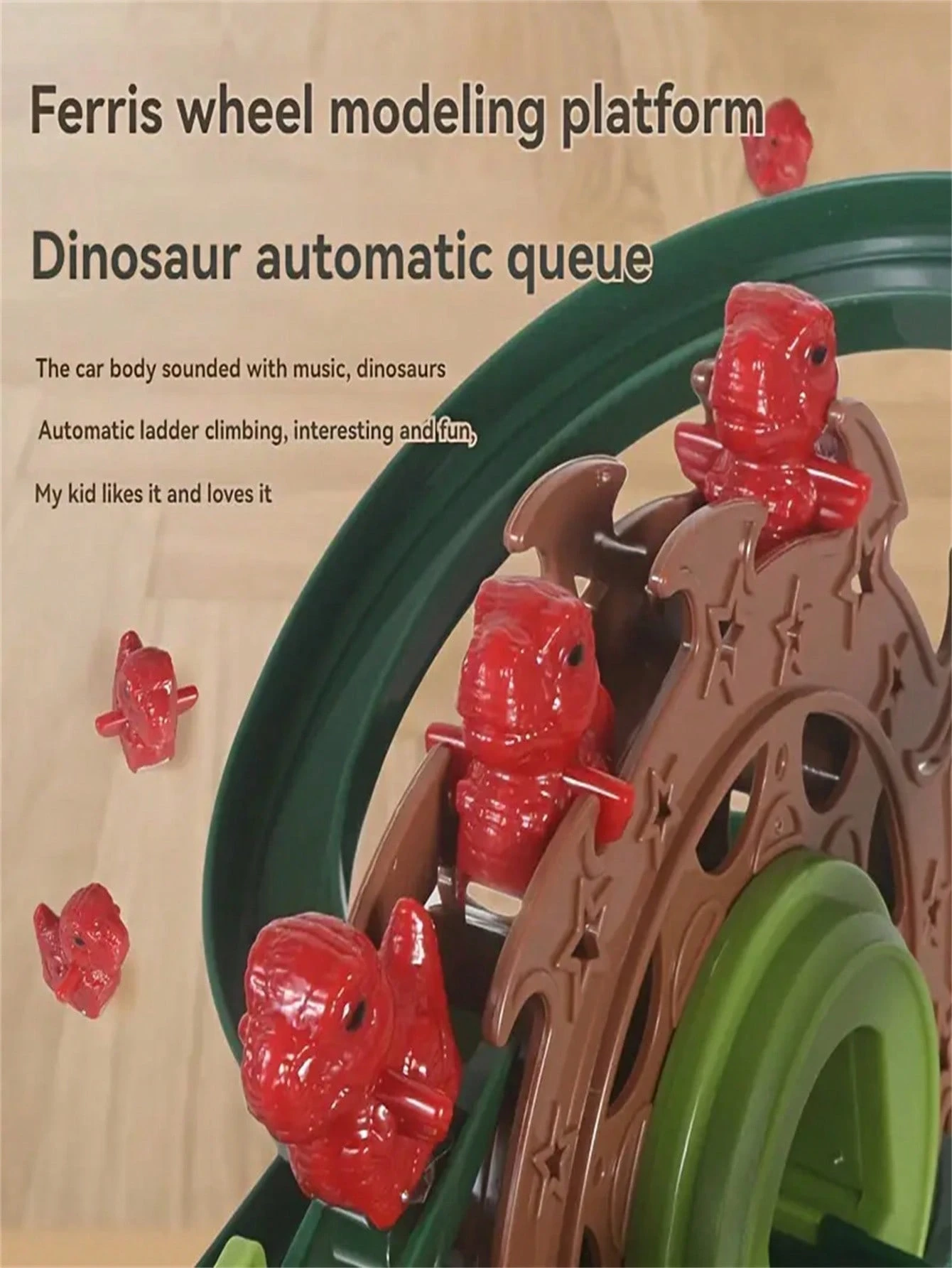 Kids Electric Dinosaur Track Car With Tyrannosaurus Rex, Triceratops ...