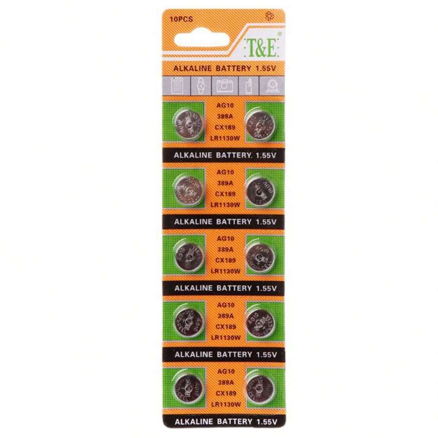 Pack Of 10 AG10 LR1130 389 Button Cell Batteries | SHEIN USA