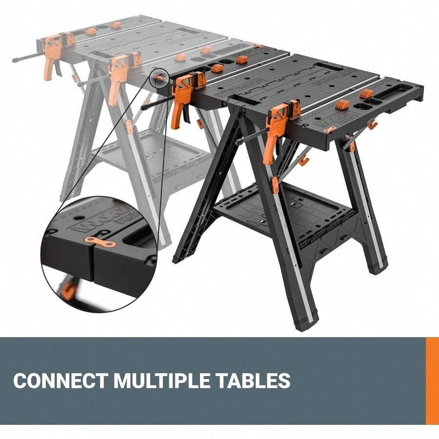 WORX WX051 Pegasus Folding Work Table And Sawhorse | SHEIN UK
