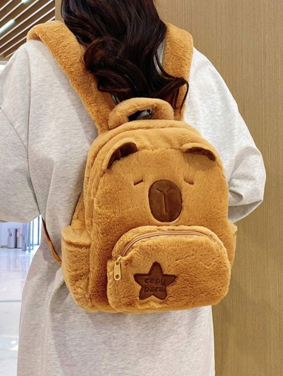 Cute Capybara Backpack Women Small Backpack Girls Teenagers Schoolbag ...