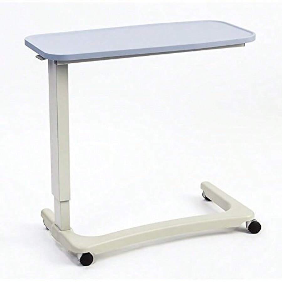 NRS Healthcare EasyLift Overbed/ Over Chair Table Modern Blue N43577 ...