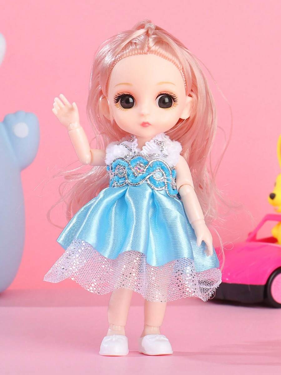 1pc Changeable Doll, Realistic Princess Doll With Movable Joints ...