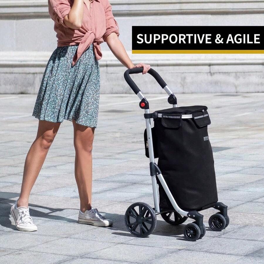 Shopping Trolley On Wheels | Alexander Graham 6 Wheel Model | New Easy ...