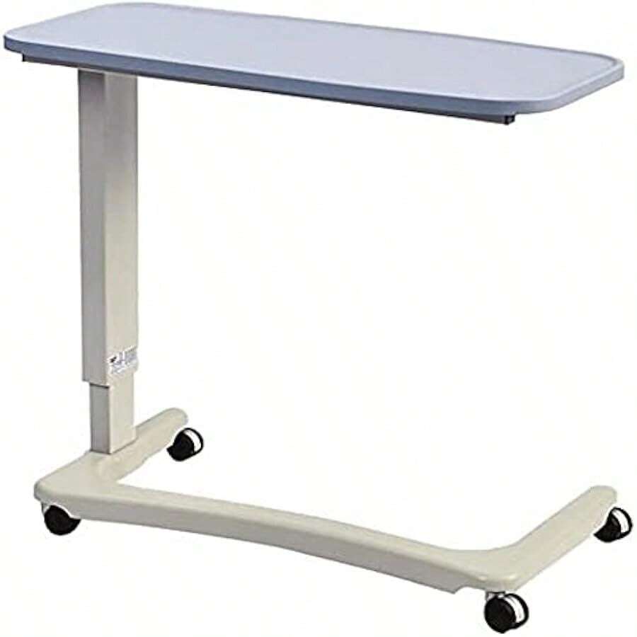 NRS Healthcare EasyLift Overbed/ Over Chair Table Modern Blue N43577 ...