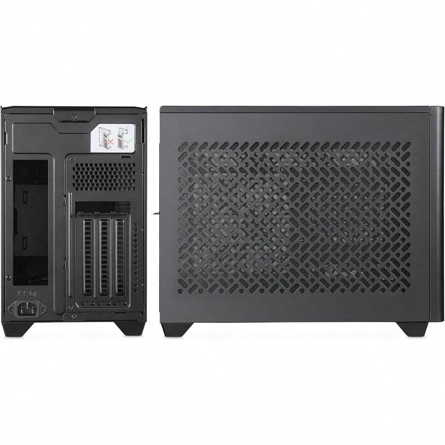 Cooler Master MasterBox NR200P V2 Mini ITX Computer Case - Glass Side ...