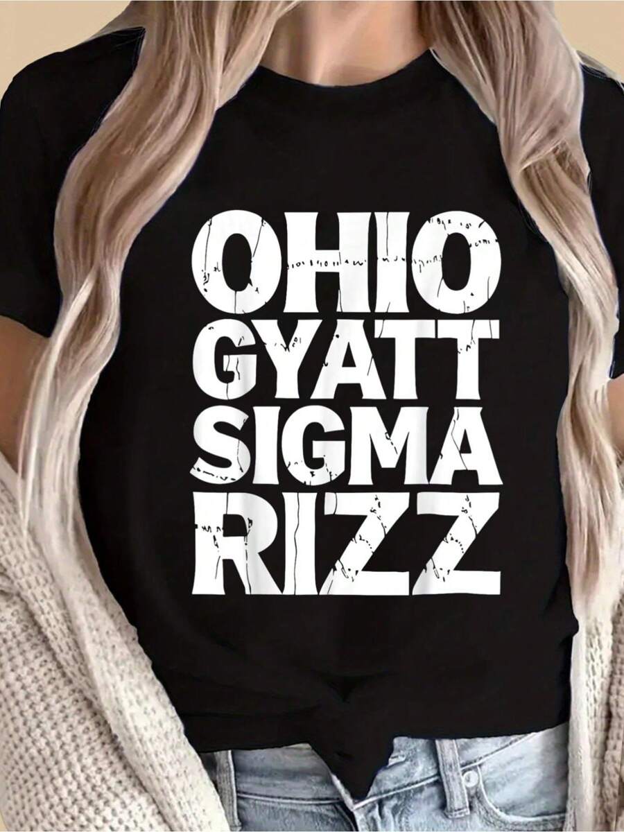 Ohio Gyatt Sigma Rizz Rizzler Meme Internet Memes Funny Meme T-Shirt ...