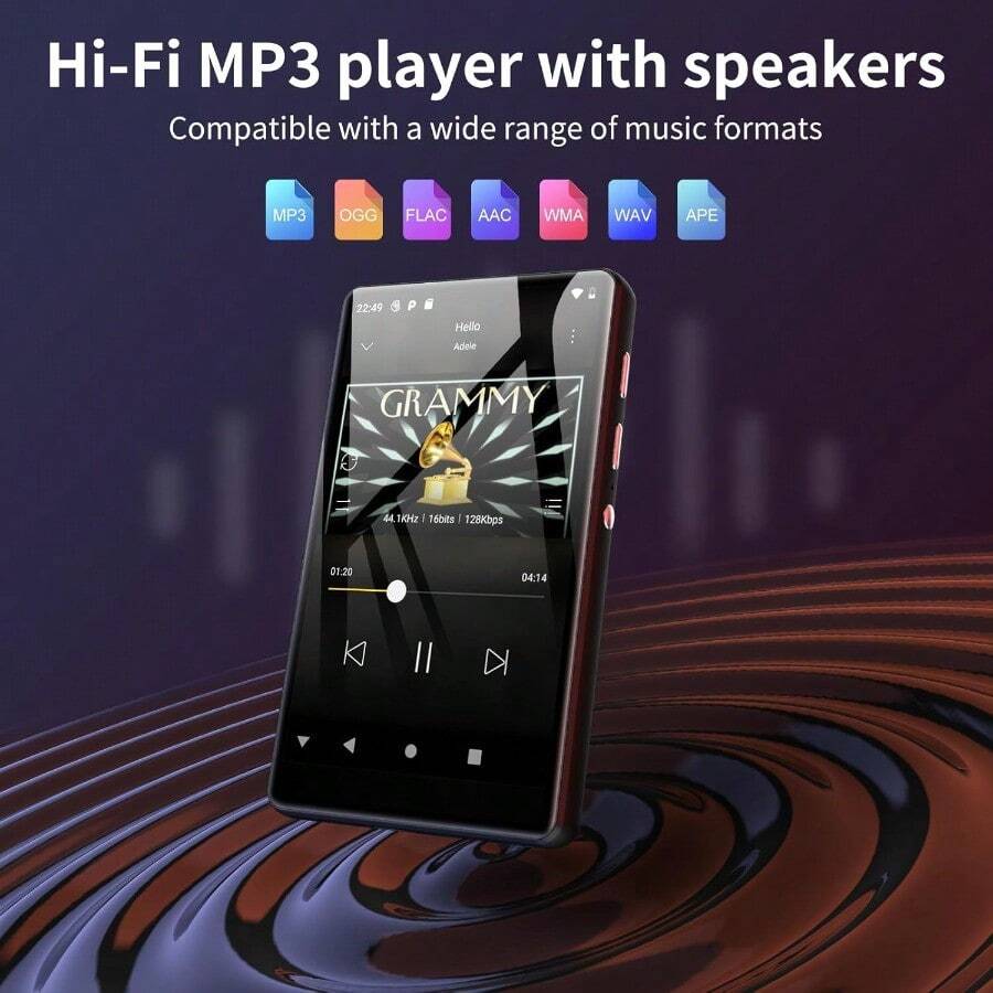 SWOFY 80GB MP3 Player With Bluetooth And WiFi Spotify Music Audible ...