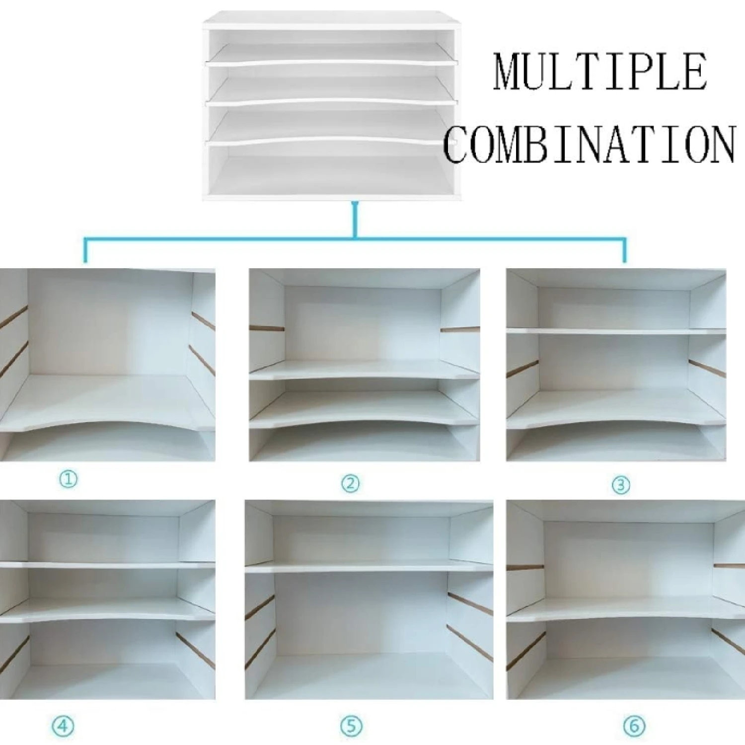Desk Paper Organzier Wood Paper Organizer Storage Office Paper Shelves ...