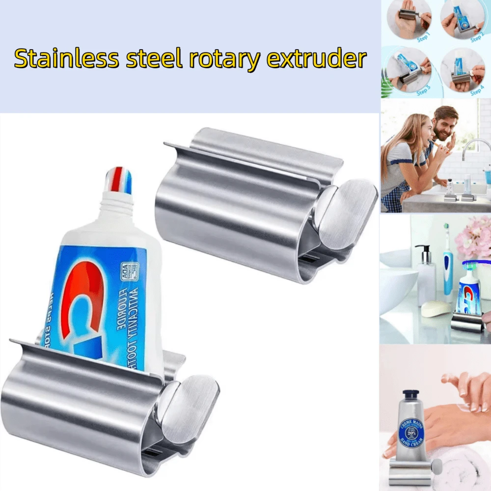 1/2pcs Stainless Steel Wringer Roller Rotate Dispenser For Ointments ...