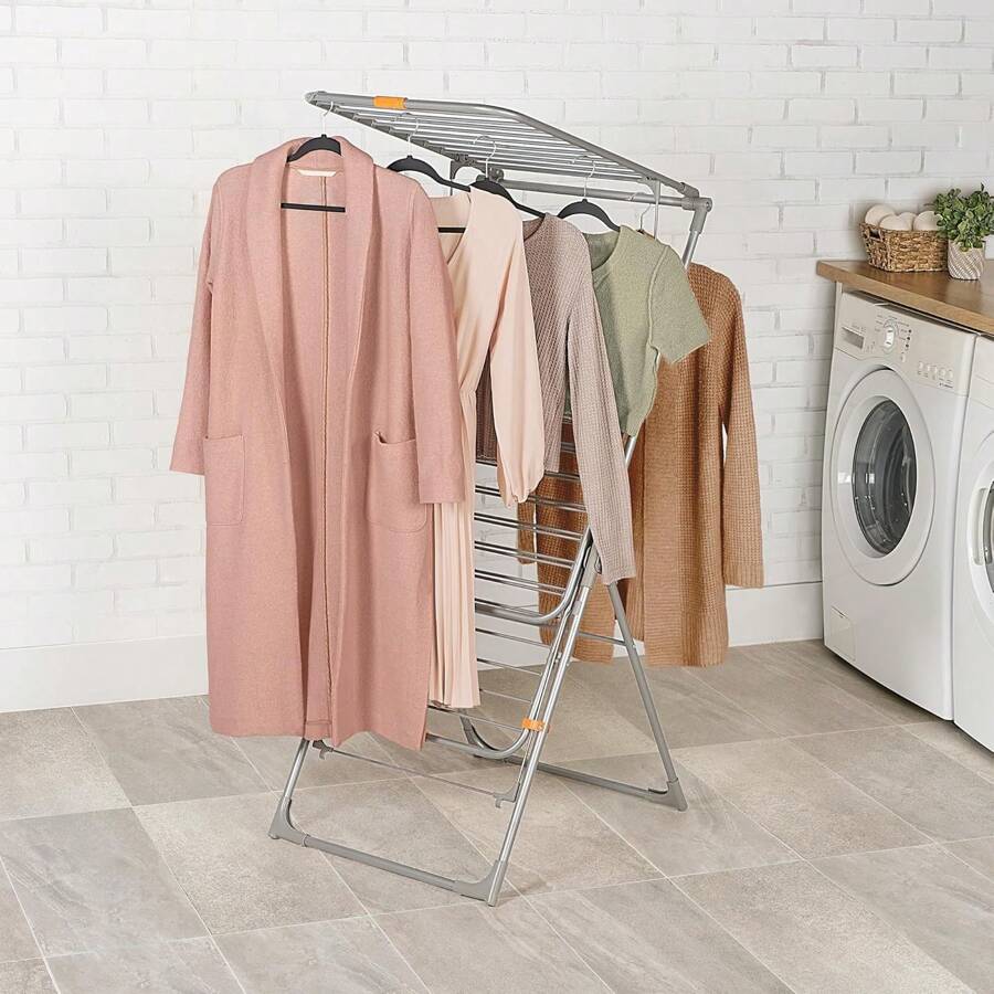 Collapsible Drying Rack - Vertical 3-Tier Dryer Rack For Hanging & Air ...