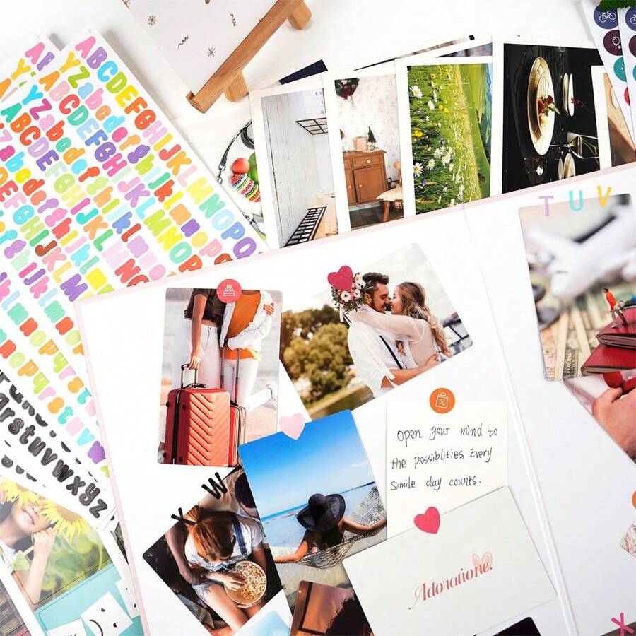 540 Pcs DIY Vision Board Book Set -Included Inspiration Cards And ...