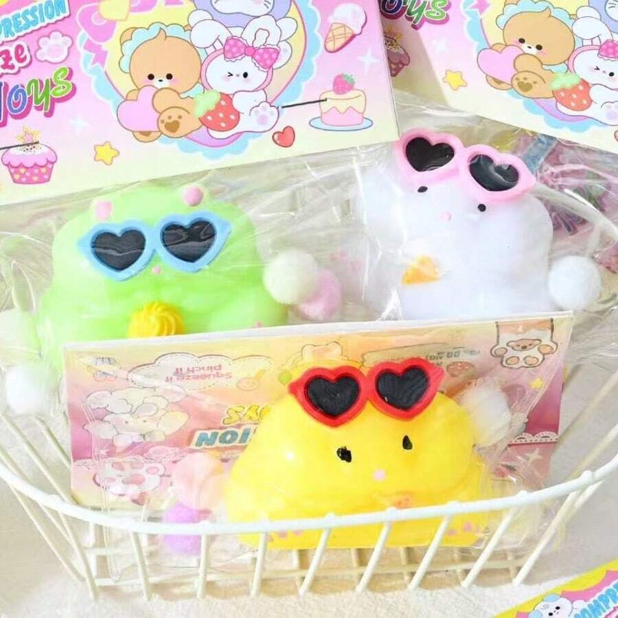 3Pcs Handmade Taba Hamster Ultra Soft Squish Fidget Toys,Squish Hamster ...