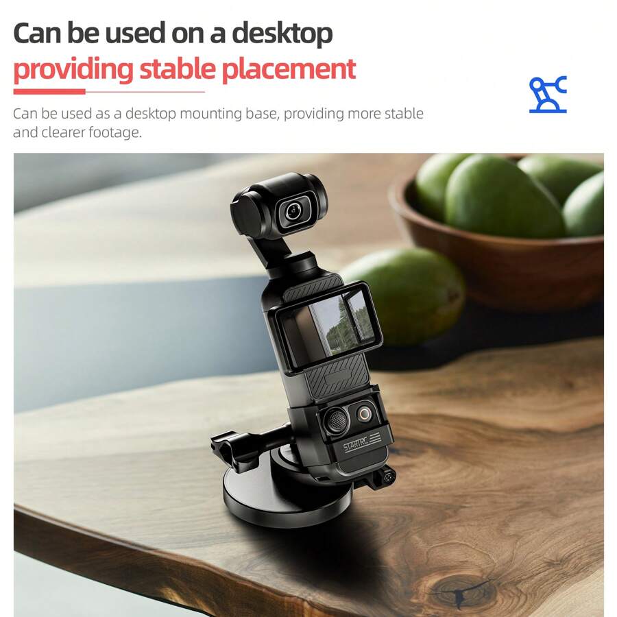 STARTRC STARTRC Magnetic Expansion Holder Stand Mount Accessory For DJI Pocket 3 Sports Camera ...