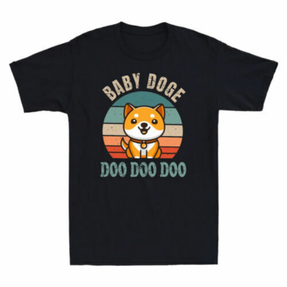 Baby Doge Coin Tee Baby Doge Doo Doo Doo Currency Meme T-Shirt | SHEIN USA