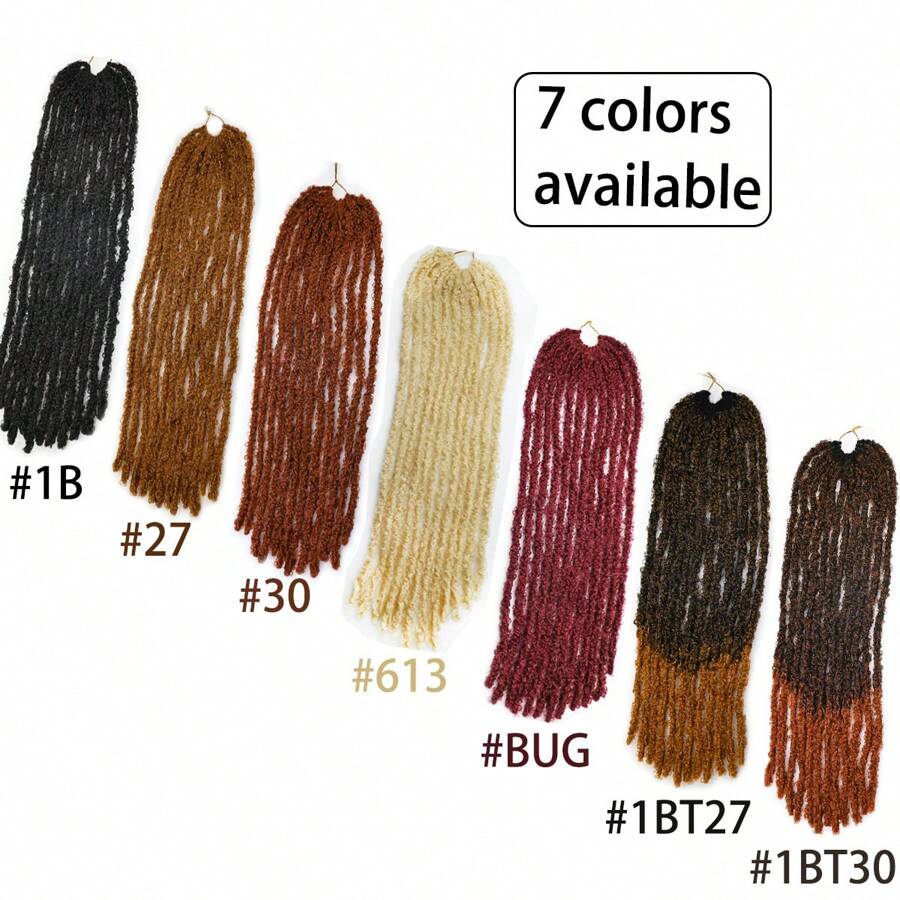 24 Inch Butterfly Locs Crochet Hair Dreadlocks Meche Faux Locks Crochet ...