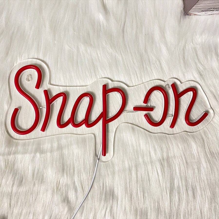 Snap On Neon Sign,Wall Mounted LED Neon Night Lights,USB Powered For ...