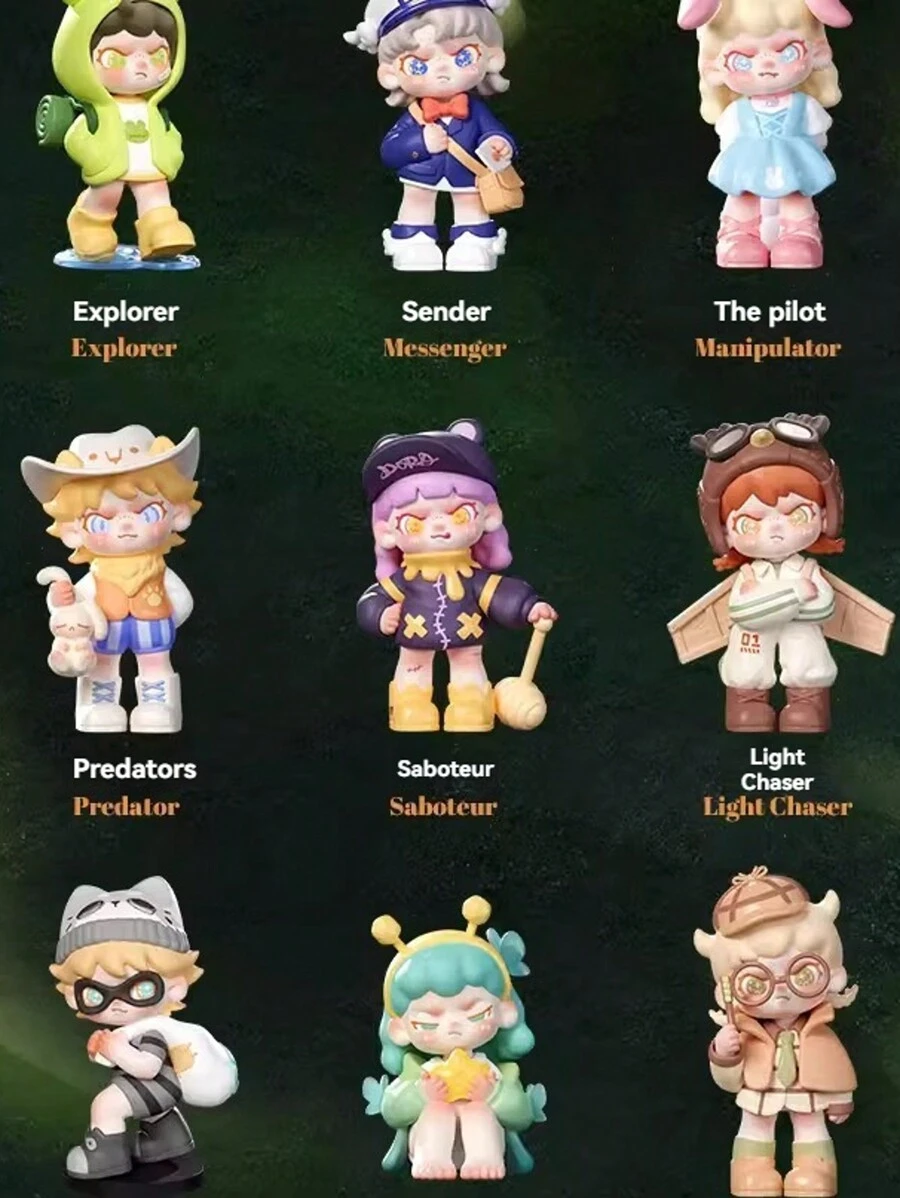 Spot TNTSPACE III DORA Law Of The Jungle Series Blind Box Toys ...