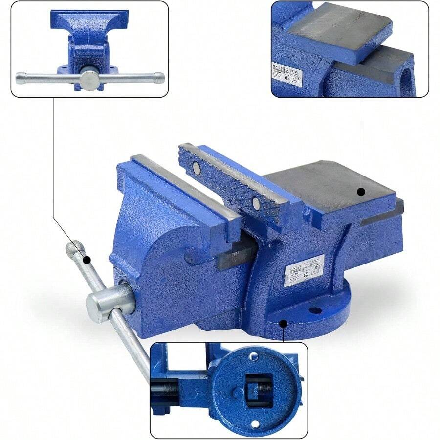 Heavy Duty Jaw Workbench Vice Modell:125mm | SHEIN South Africa