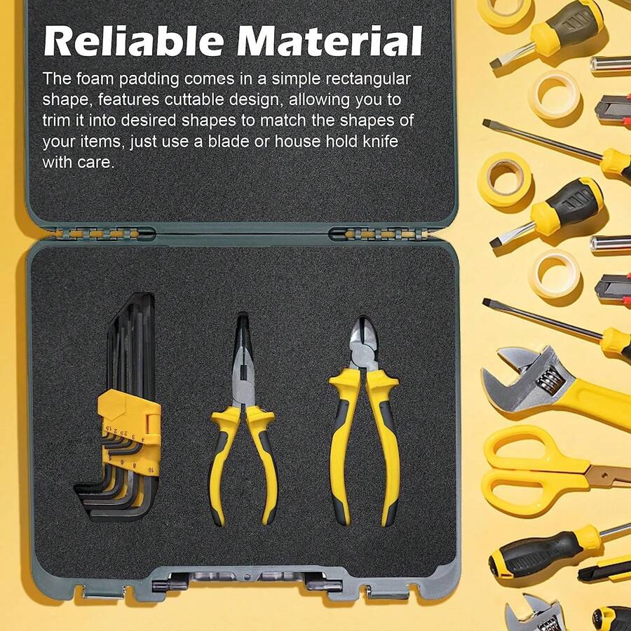 4 Pieces Foam Cut 400 X 300 Mm Foam Inlay For Protective Case – Foam ...