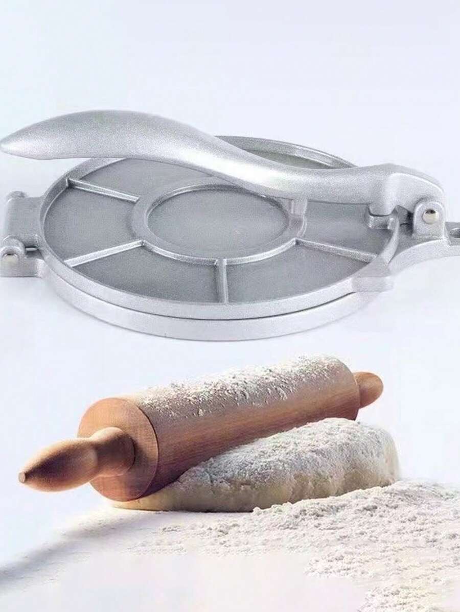 1pc Manual Tortilla Press Maker, Flat Bread Dough Roller For Mexican ...