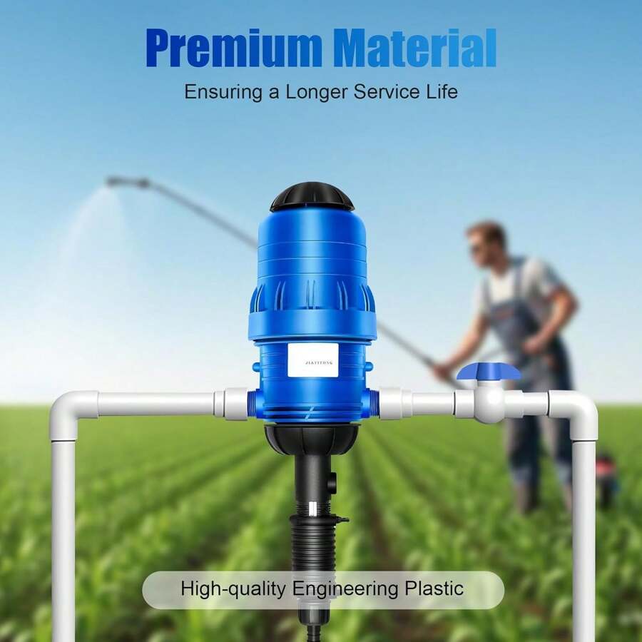 SHZICMY Fertilizer Injector Dispenser, 0.4%-4% Proportional Fertilizer Injector Dispenser Drip ...