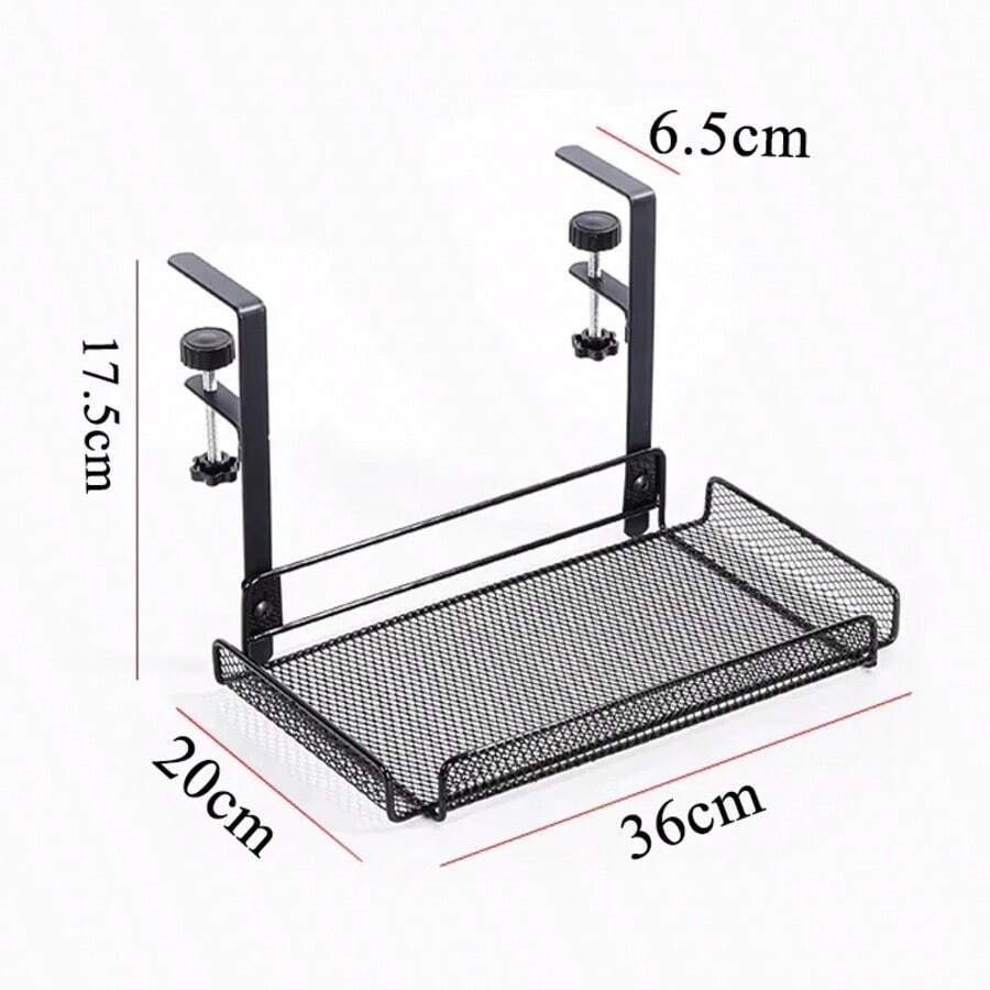 Under Desk Cable Management Tray No Drill Steel Desk Cable Organizers ...