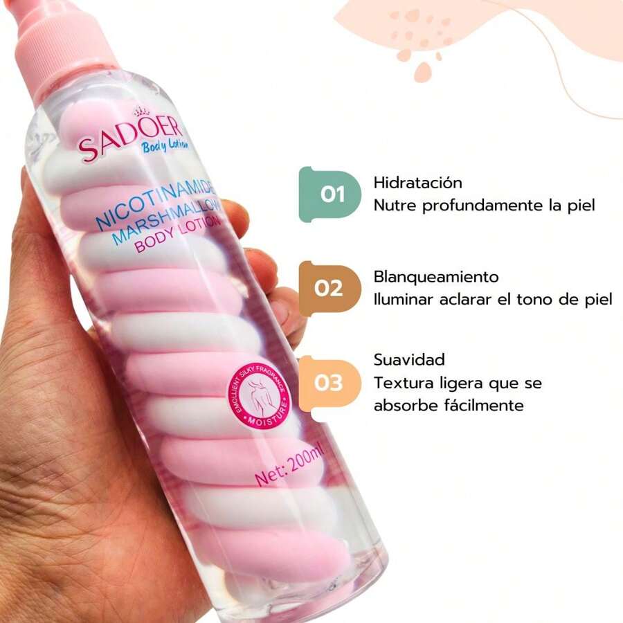 Sadoer Cotton Candy Body Cream Lotion Nicotinamide Marshmallow Body ...