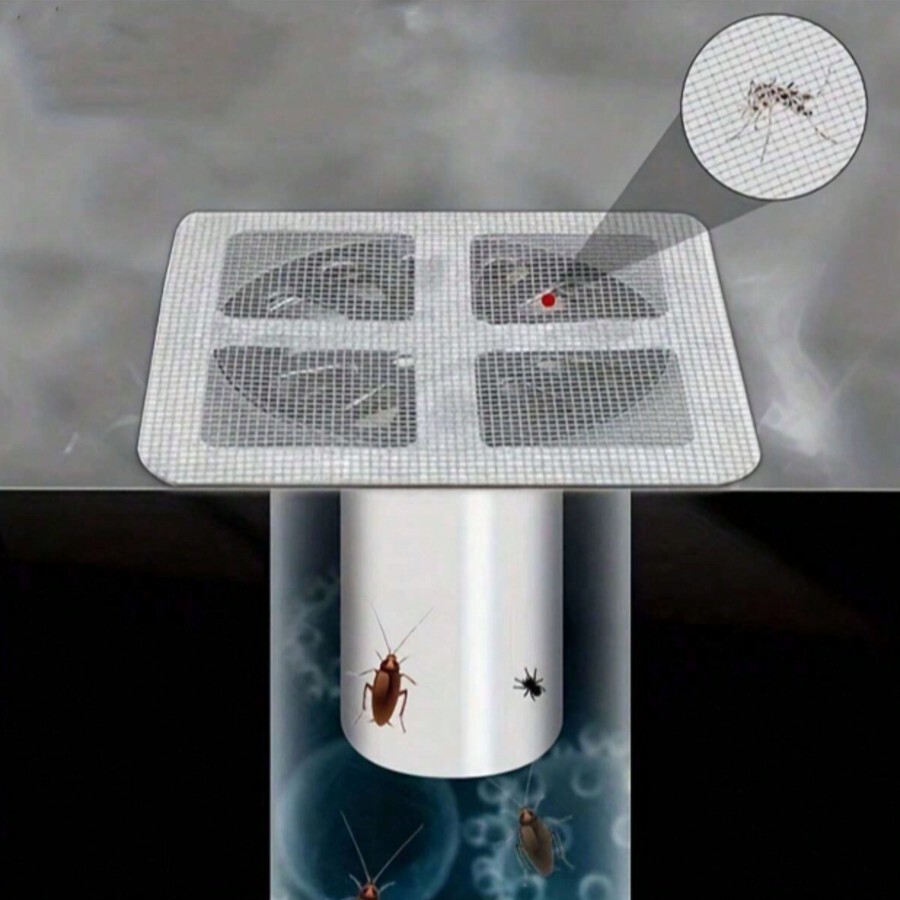 Kitchen And Bathroom Floor Drain Sticker, Anti-Hair, Anti-Flying ...