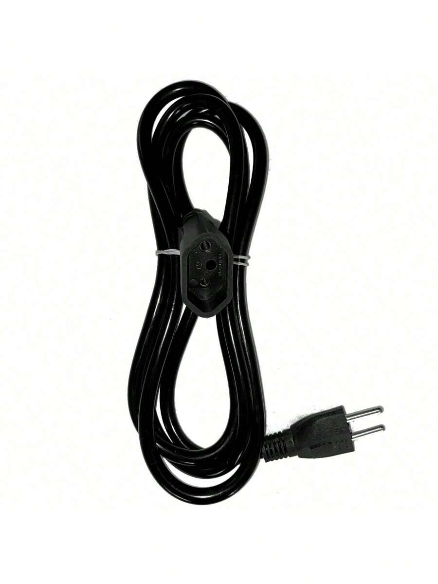 Kit 6 Electrical Extension Black Extension Cable Extender 2 Meters ...