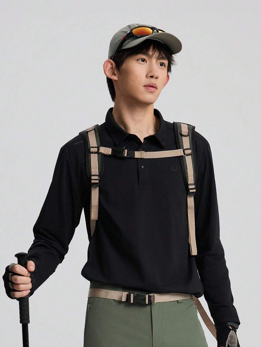 TECTOP เสื้อผู้ชายป้องกันรังสี UV SPF 50+ แขนยาวสำหรับใช้กลางแจ้ง ...