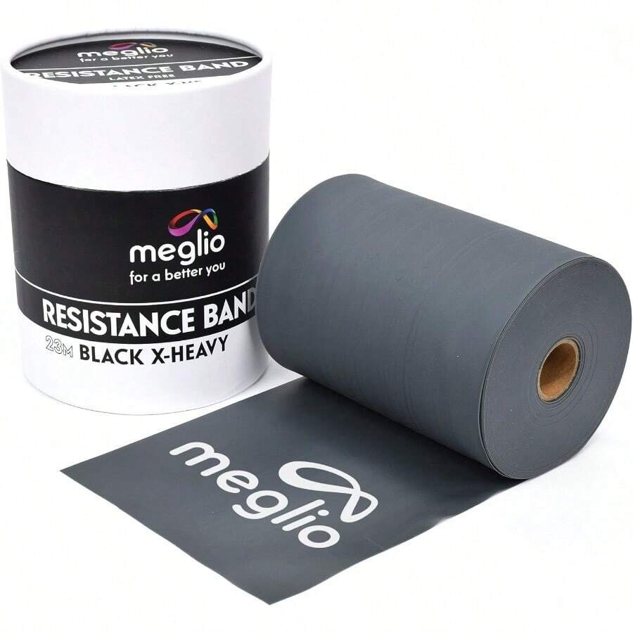 Meglio Resistance Bands Roll - Latex Free Exercise Bands For Building ...