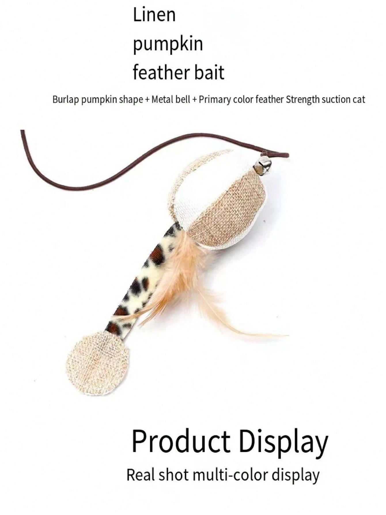 Pet Supplies Cat Toys Linen Mouse Wooden Pole Cat Ticker Stick Handheld ...