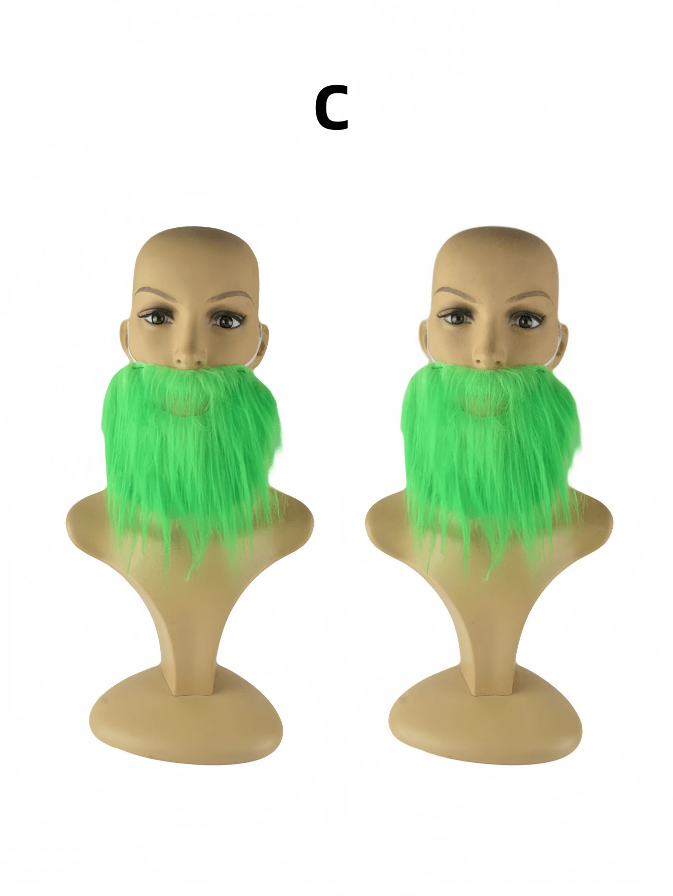 1pc St. Patrick's Day Decorations Irish Green Beard, Big Green Facial ...
