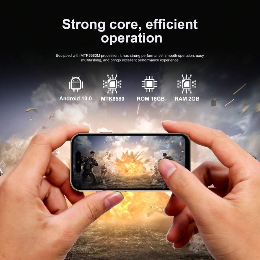 SERVO S16 Mini Smartphone Android 10.0 RAM 2GB ROM 16GB Dual SIM Cards ...