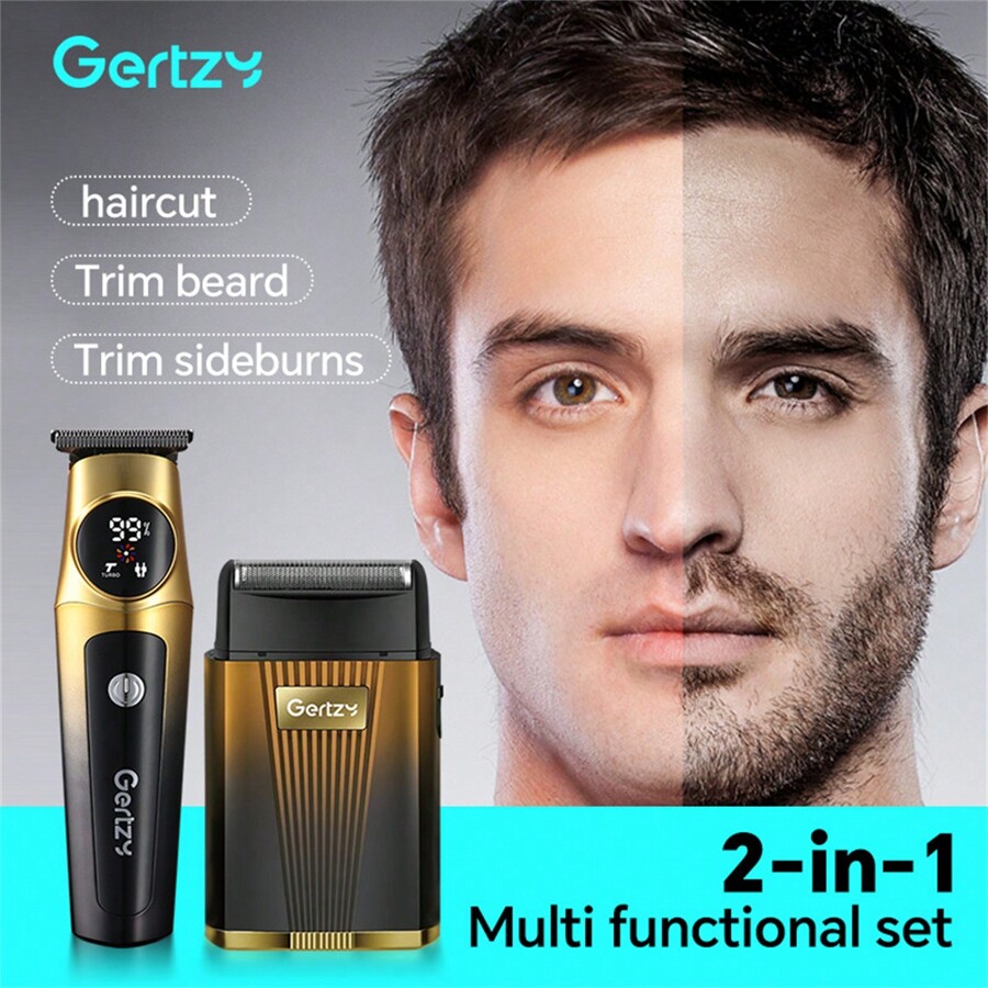 Waterproof Electric Shavers Razors Professional Electric Beard Trimmer ...