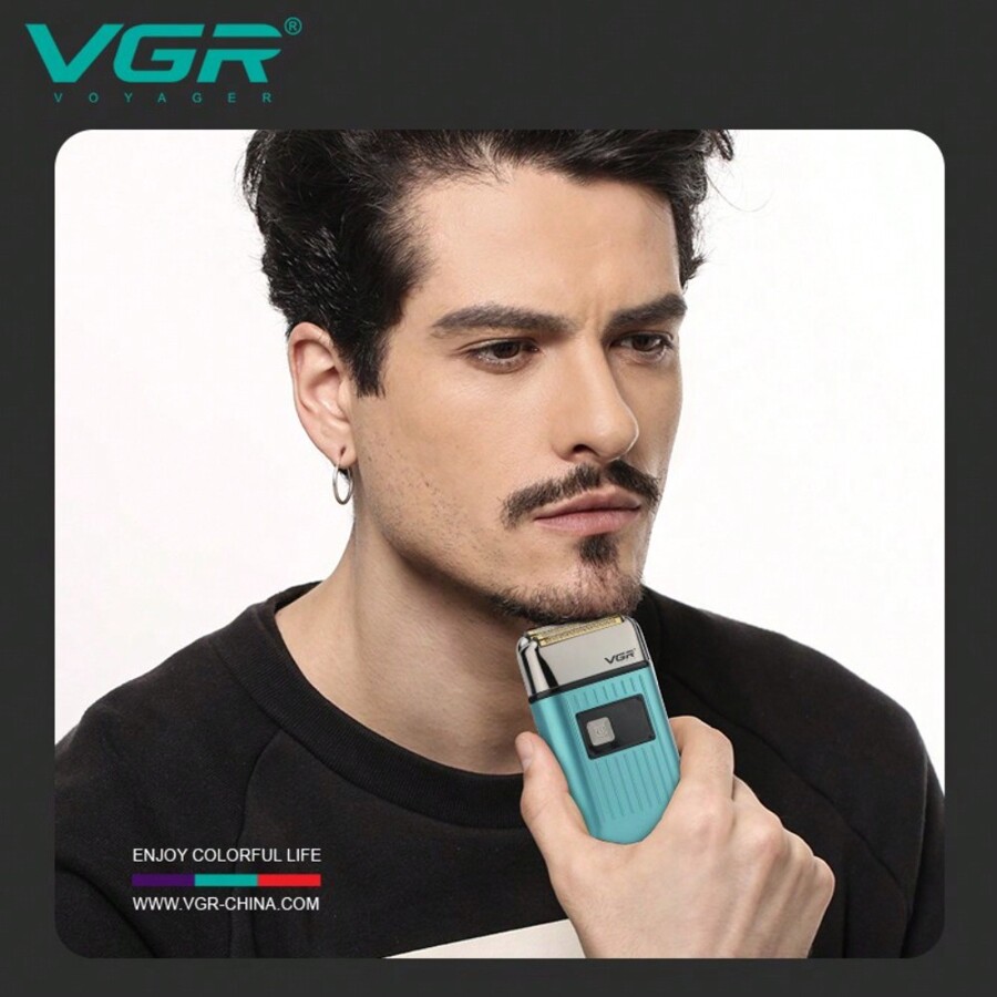 VGR VGR Shaver Waterproof Waterproof Electric Razor Digital Display Trimmer Reciprocating Shaver ...