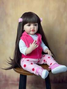 NPK 55CM Full Body Silicone Soft Touch Reborn Toddler Princess Betty ...