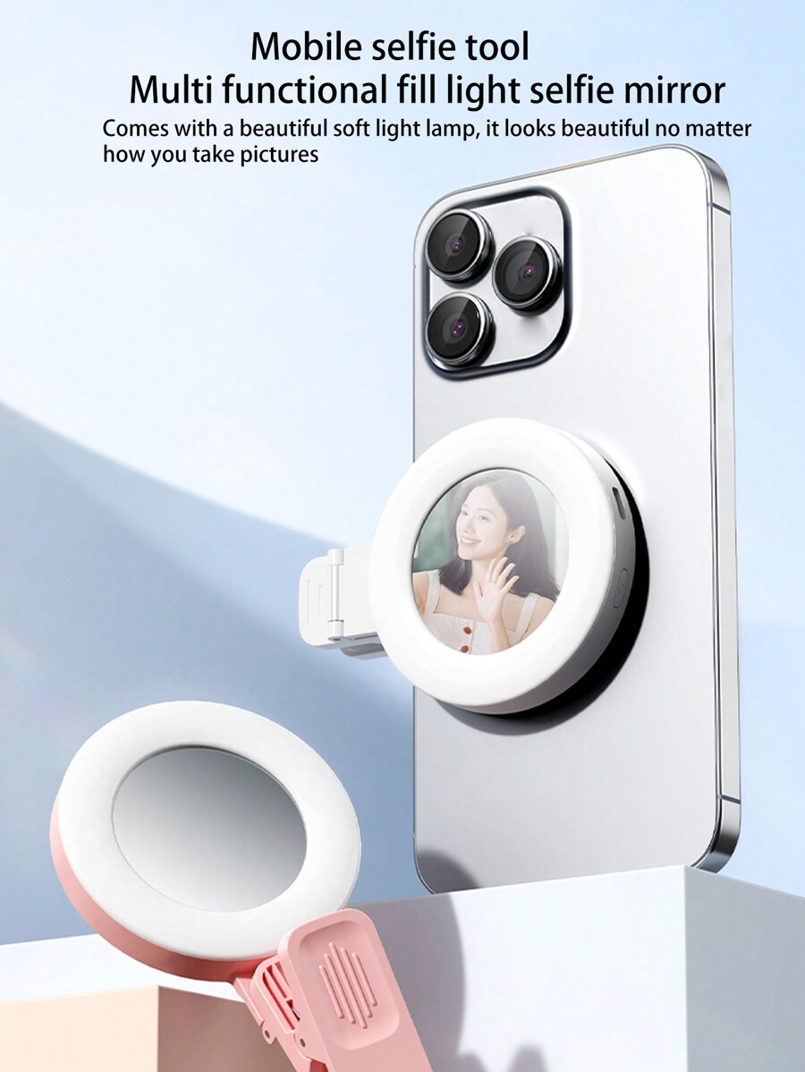 Selfie Lighting Enhancer, een alles-in-één apparaat met een ...