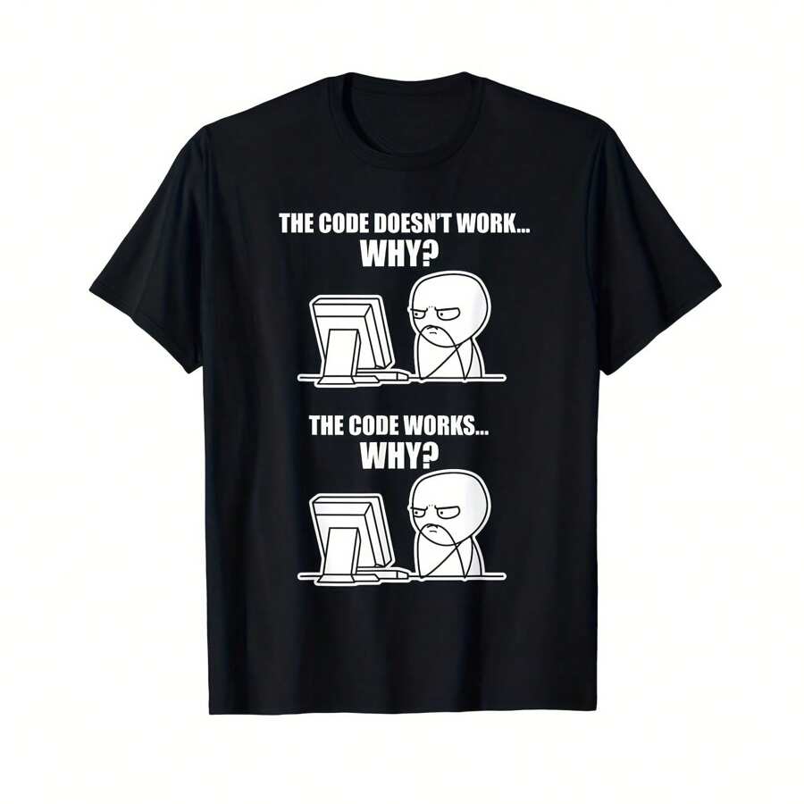 Funny Programmer Code Works Why Meme T Shein Uk