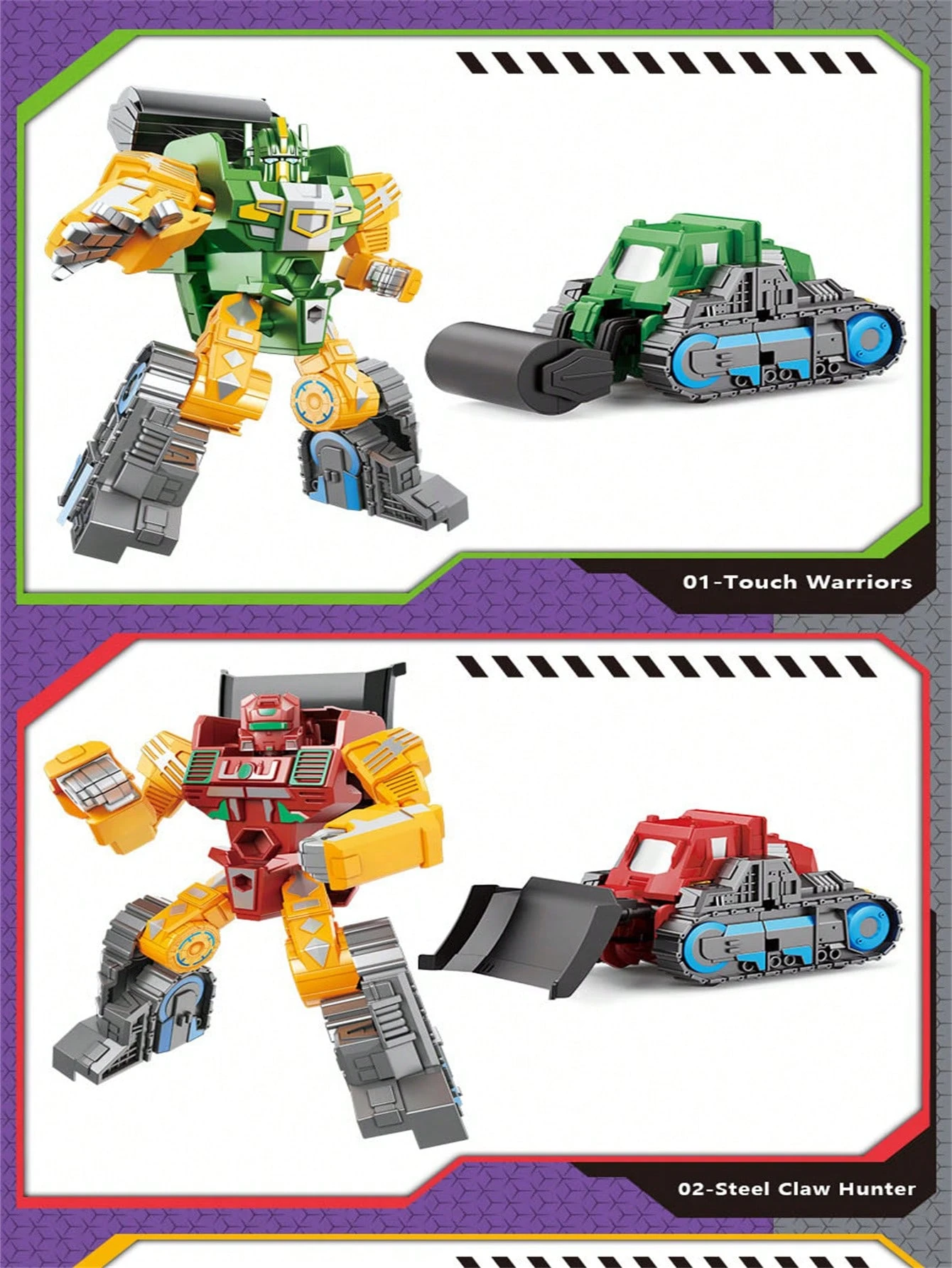 5-In-1 Transformable High Level Mech Dual-Mode Combination Engineering ...