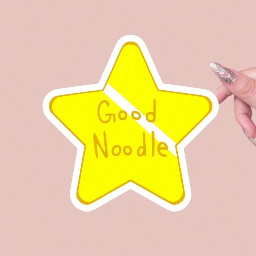 Big Good Noodle Stars Sticker - Sticker Graphics - Car, Wall, Laptop ...
