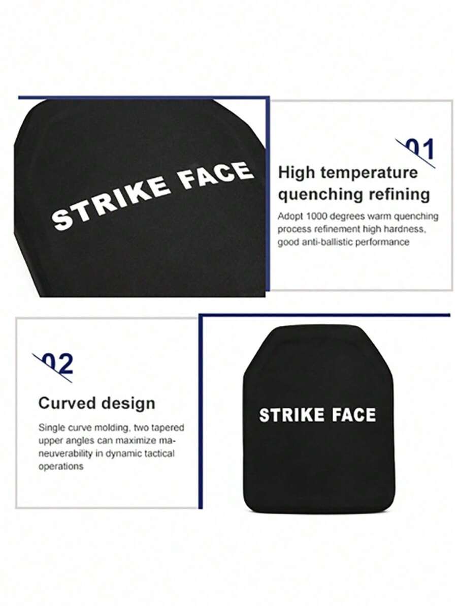 Tactical Bullet-Proof Steel Plate For Safety Vest Ballistic Body Armour ...