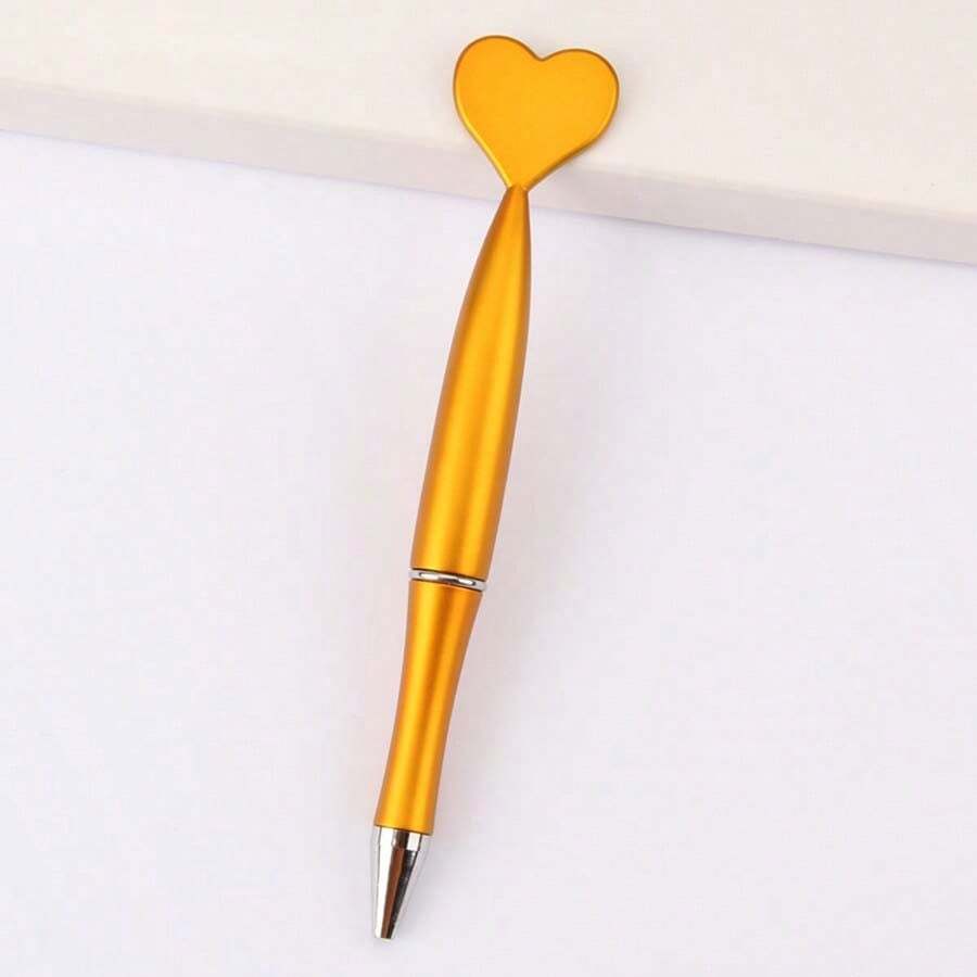 10pcs Heart Shaped Ballpoint Pens, Heart Design Pens, Student Ballpoint ...