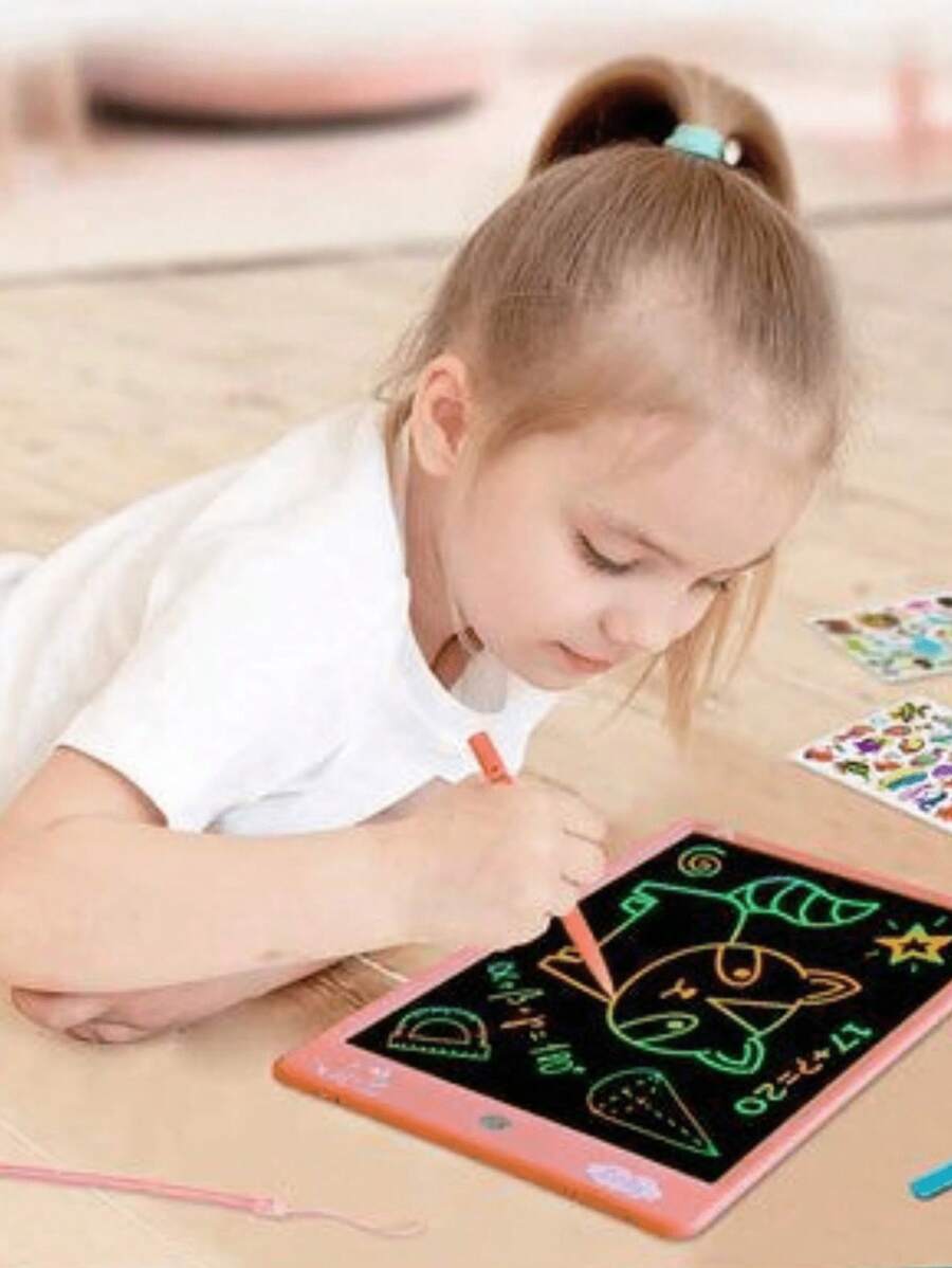 Children's Magic Whiteboard Tablet Digital LCD "8.5-Inch Color Screen ...