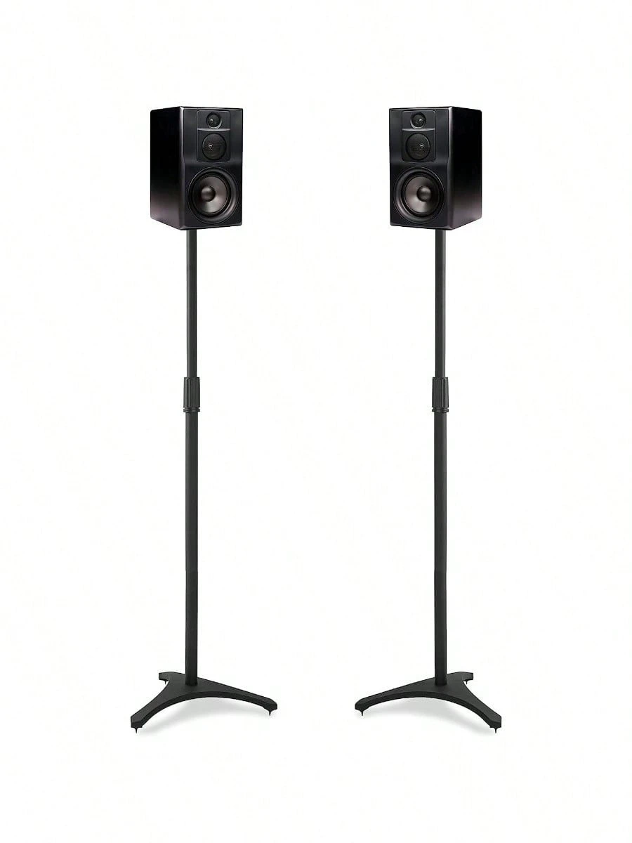 BQKOZFIN 1 Pair Floor Speaker Stands Height Adjustable Bookshelf ... BQKOZFIN 1 Pair Floor Speaker Stands Height Adjustable Bookshelf ...