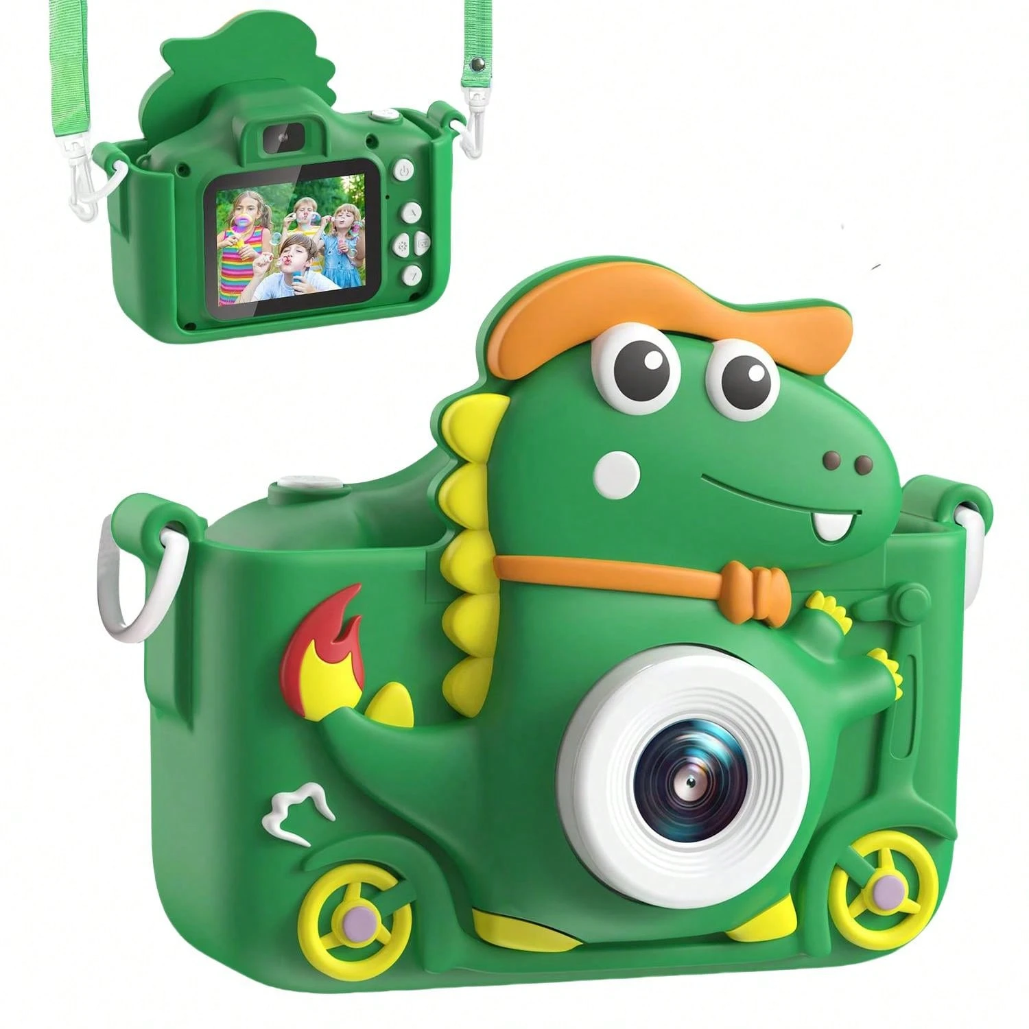 Macchina fotografica per bambini, 48MP pixel, 1080 video, doppia ...