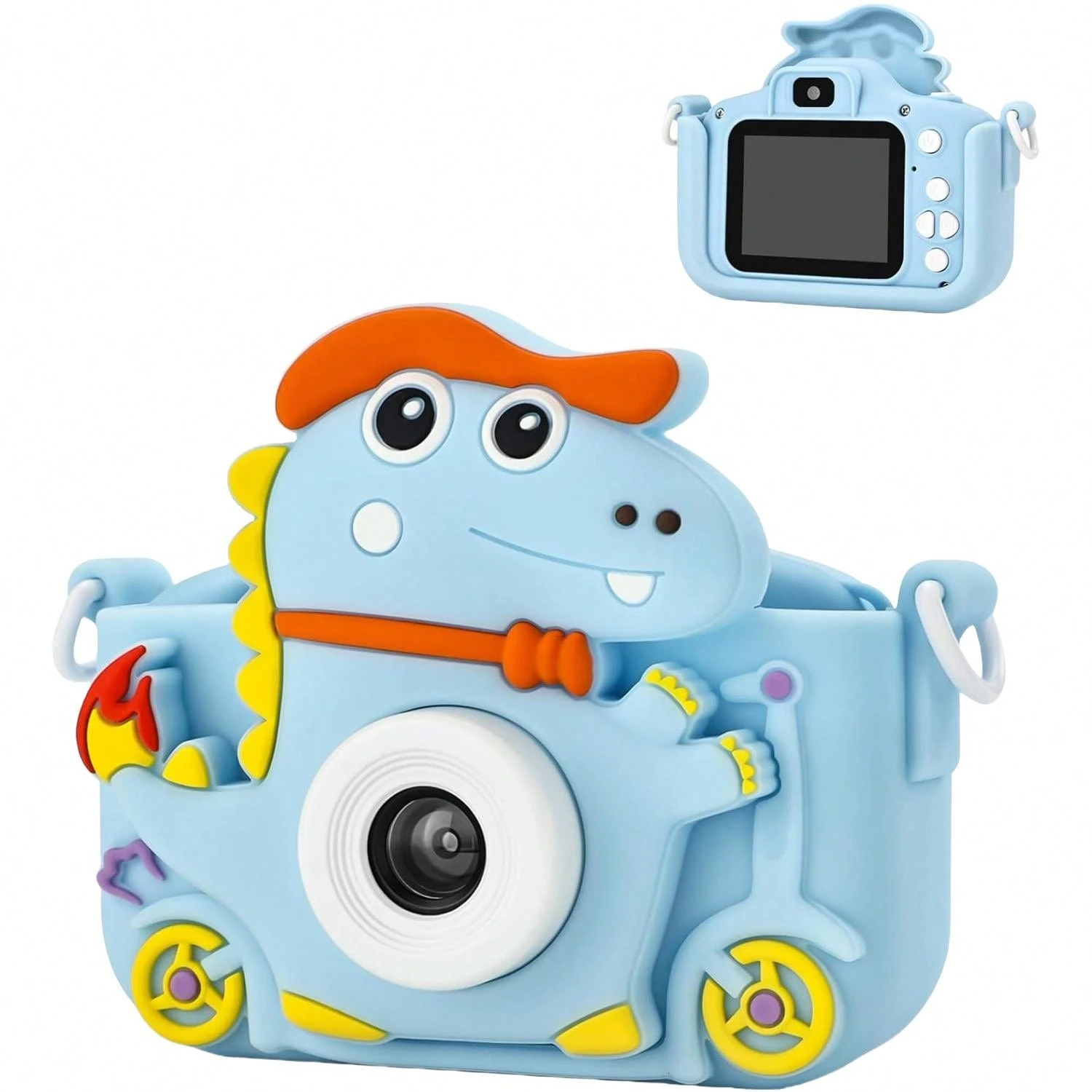 Macchina fotografica per bambini, 48MP pixel, 1080 video, doppia ...