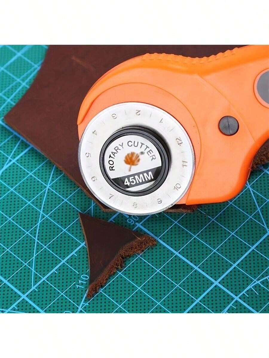 45mm Ergonomic Rotary Cutter, Rotary Fabric Cutter With Safety Lock ...