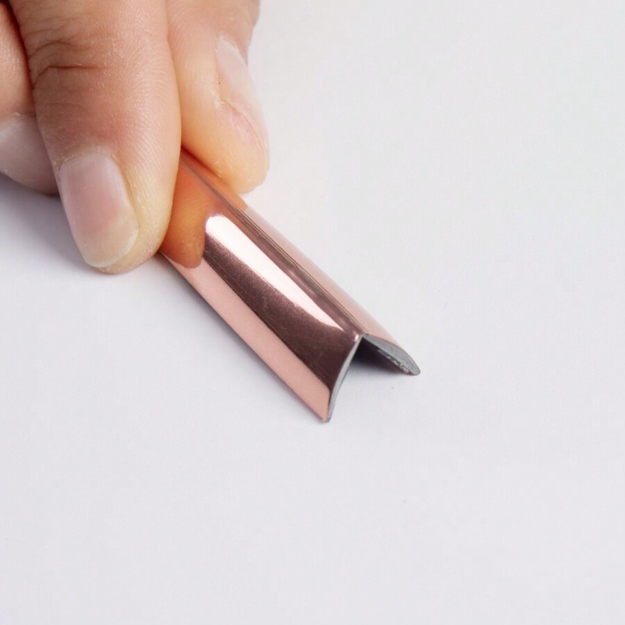 3m/118inch Self-Adhesive Corner Edge Trim Decorative Strip, Metal PVC ...